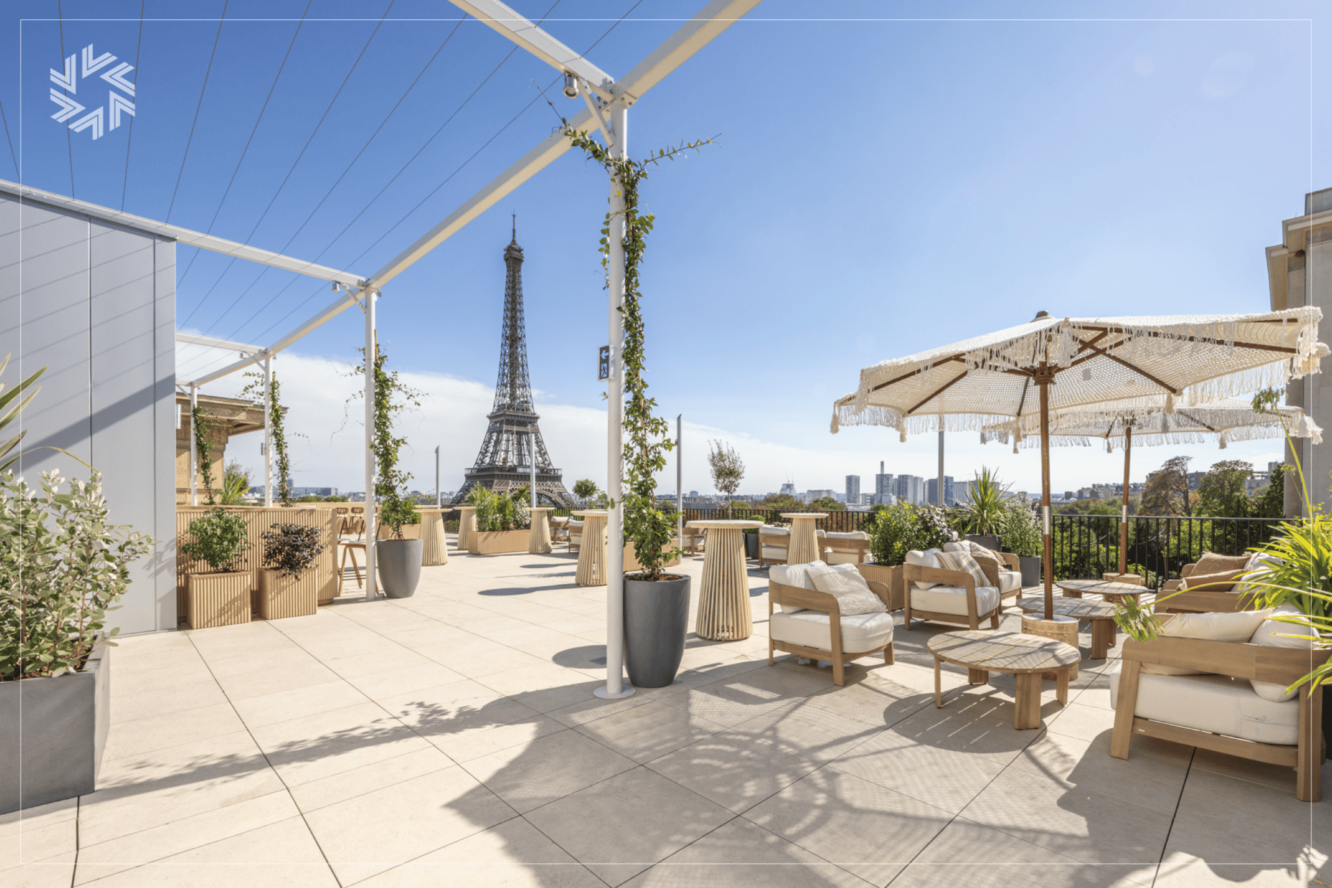 Terrasse Palais Paris - Espaces événementiels avec vue Tour Eiffel